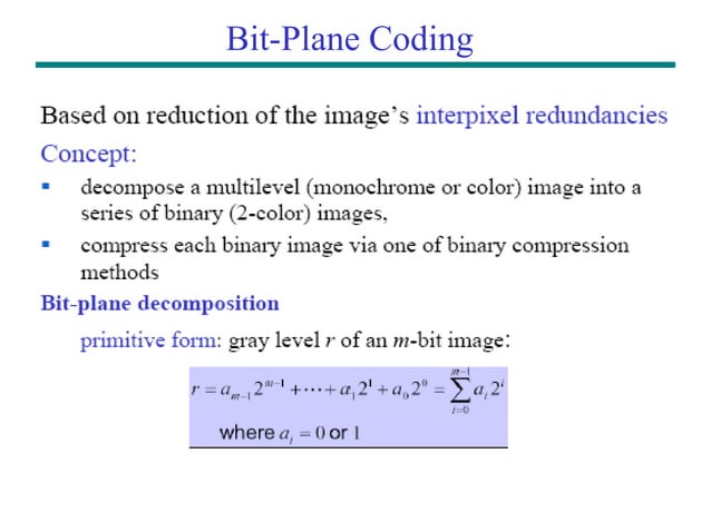 Image compression in digital image processing | PPTX | Programming Languages | Computing