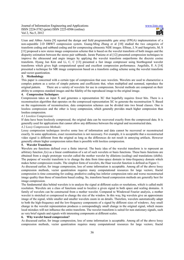 Image Compression Techniques By Using Wavelet Transform Pdf