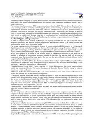 Image compression techniques by using wavelet transform | PDF | Web Design and HTML | Internet