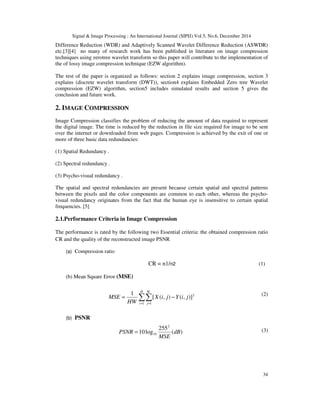 Image compression using embedded zero tree wavelet | PDF