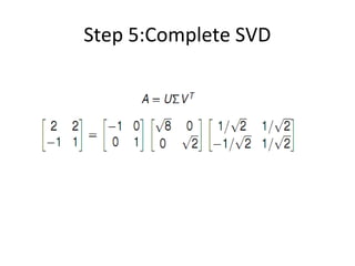 Image compression using singular value decomposition | PPT