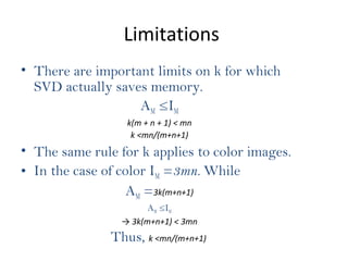 Image compression using singular value decomposition | PPT