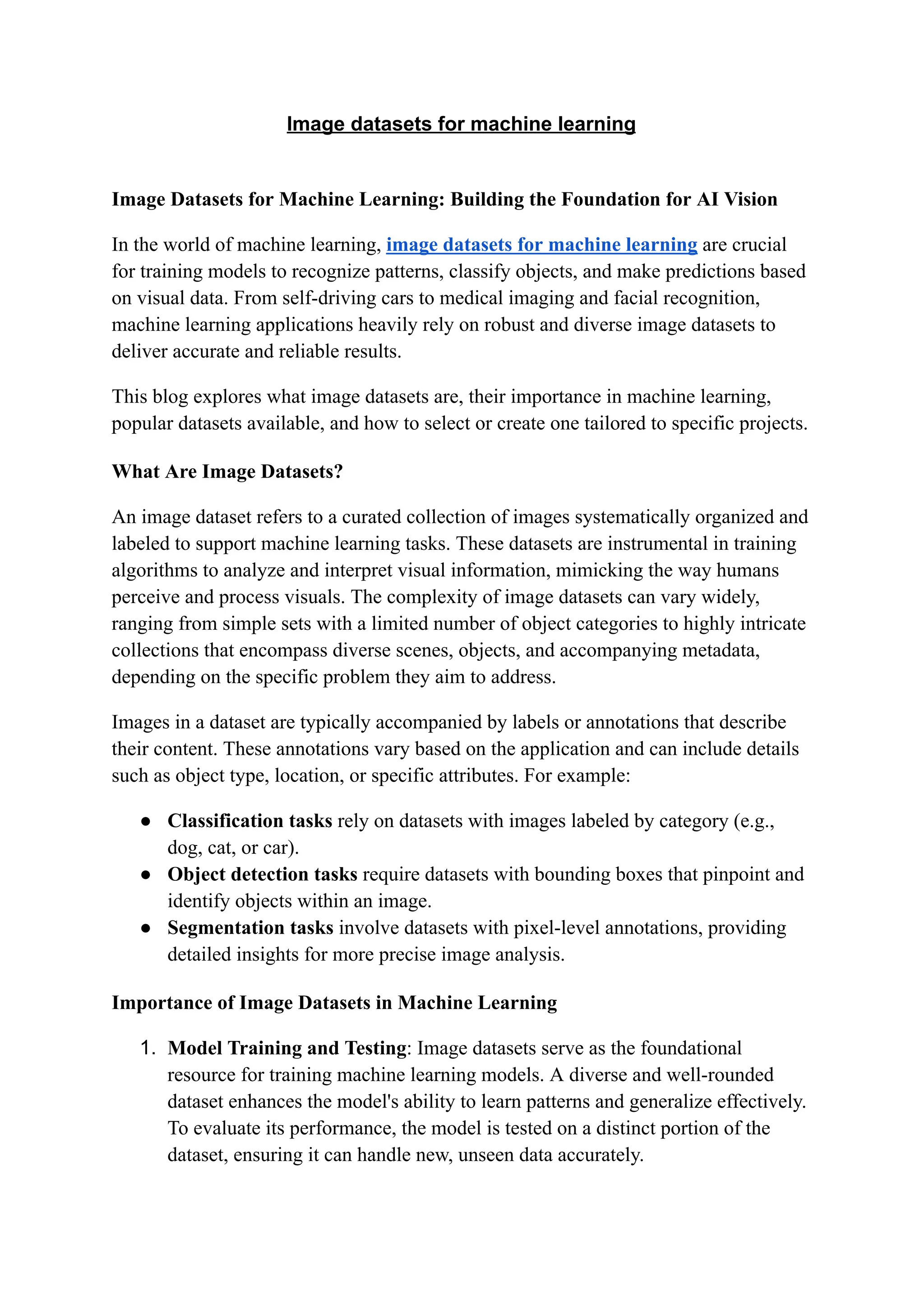 Image datasets for machine learning for AI.pdf