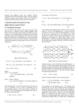 Image denoising using dual tree complex wavelet | PDF | Photo Editing Software | Computer ...