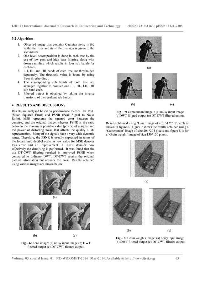 Image denoising using dual tree complex wavelet | PDF | Photo Editing Software | Computer ...