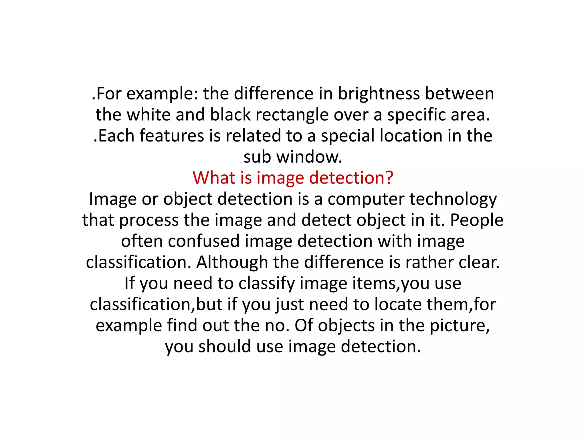 Image detection | PPT