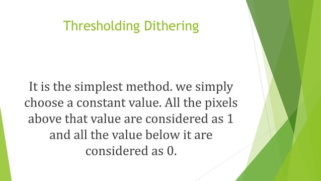 Image Dithering.pptx | Photo Editing Software | Computer Software and ...