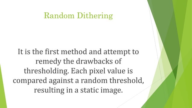 Image Dithering.pptx | Photo Editing Software | Computer Software and ...