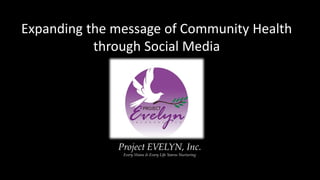 Community Health & Social Media | PDF