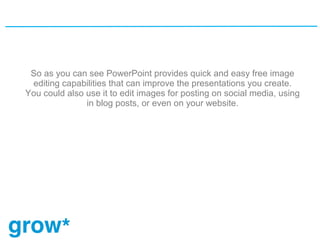 An Intro To Image Editing With PowerPoint | PPT