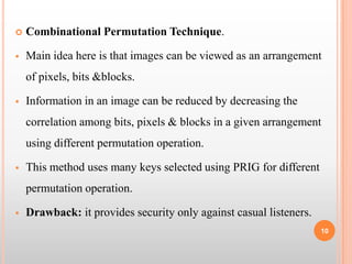 Image encryption using aes key expansion | PPTX