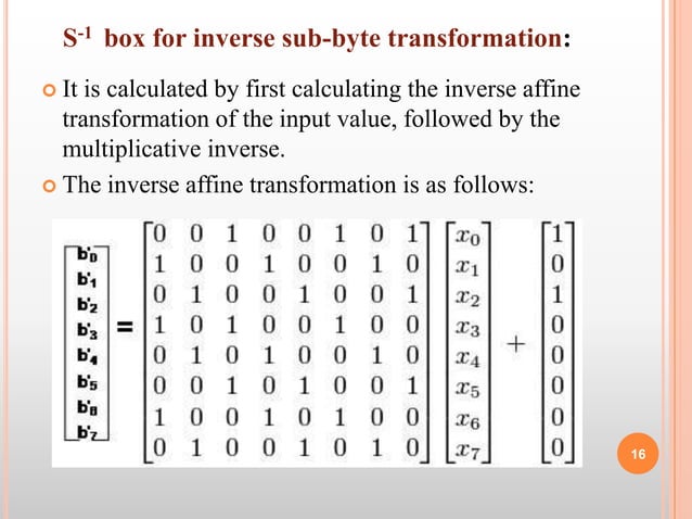 Image encryption using aes key expansion | PPTX | Information and Network Security | Computing