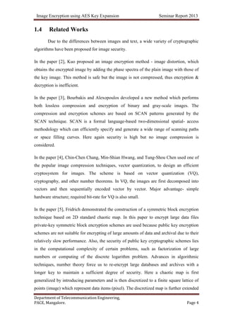 Image encryption using aes key expansion | PDF