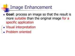 Image enhancement | PPT