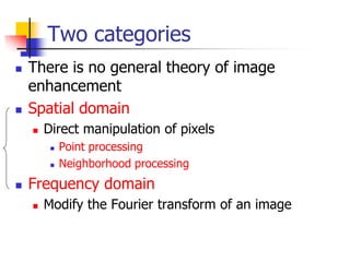 Image enhancement | PPT