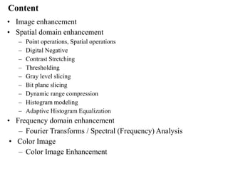Image enhancement | PPT