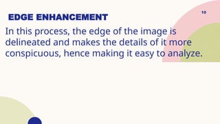 Image enhancement.pptx for geography topic of gis | PPTX