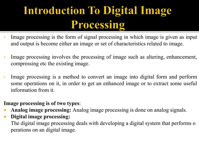 Image enhancement | PPT