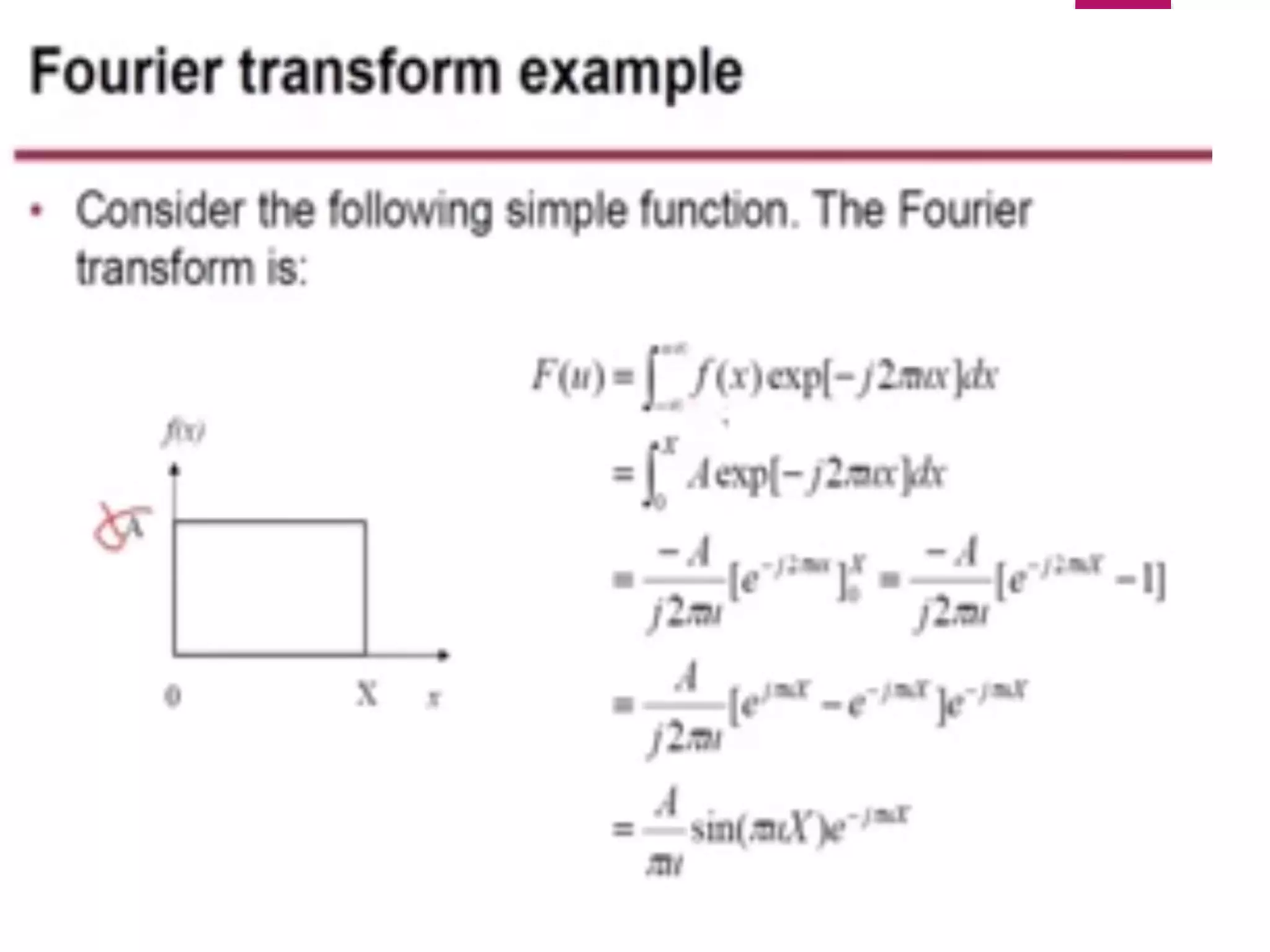 Image enhancement in fourier transform | PPTX