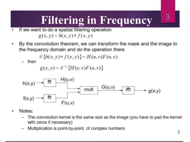 Image enhancement in frequency domain | PPTX