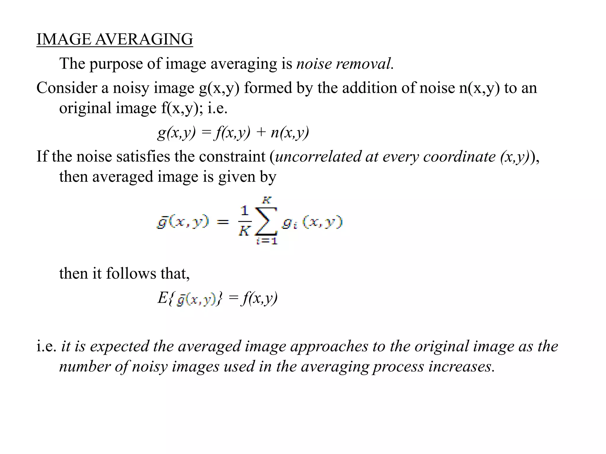 Image Enhancement in Spatial Domain | PPTX