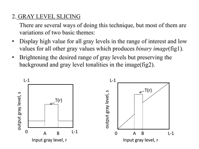 Image Enhancement in Spatial Domain | PPTX