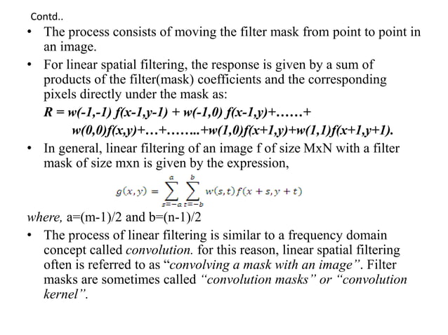 Image Enhancement in Spatial Domain | PPTX