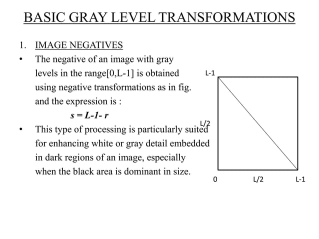 Image Enhancement in Spatial Domain | PPTX
