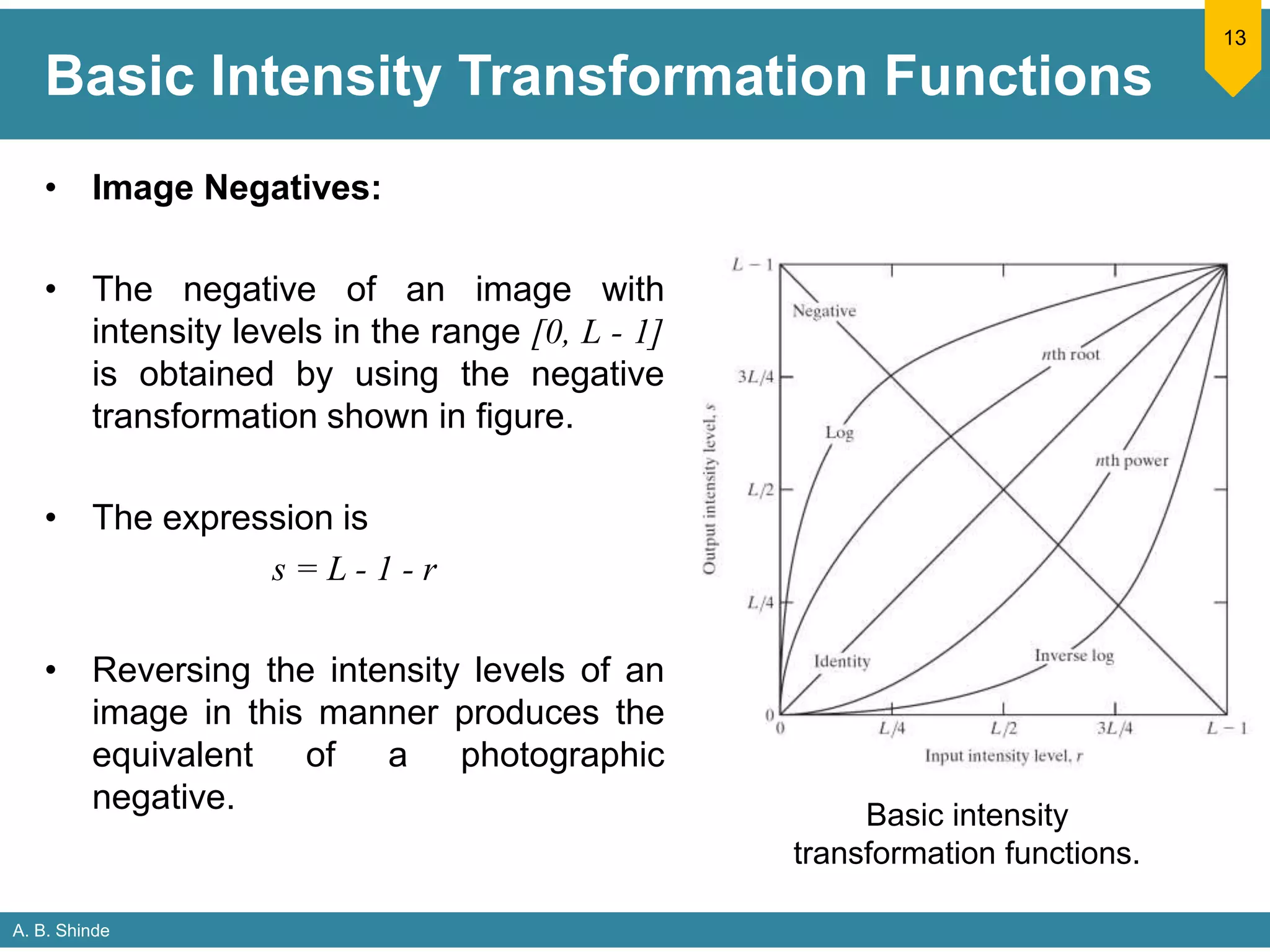 Image Enhancement in Spatial Domain | PPSX