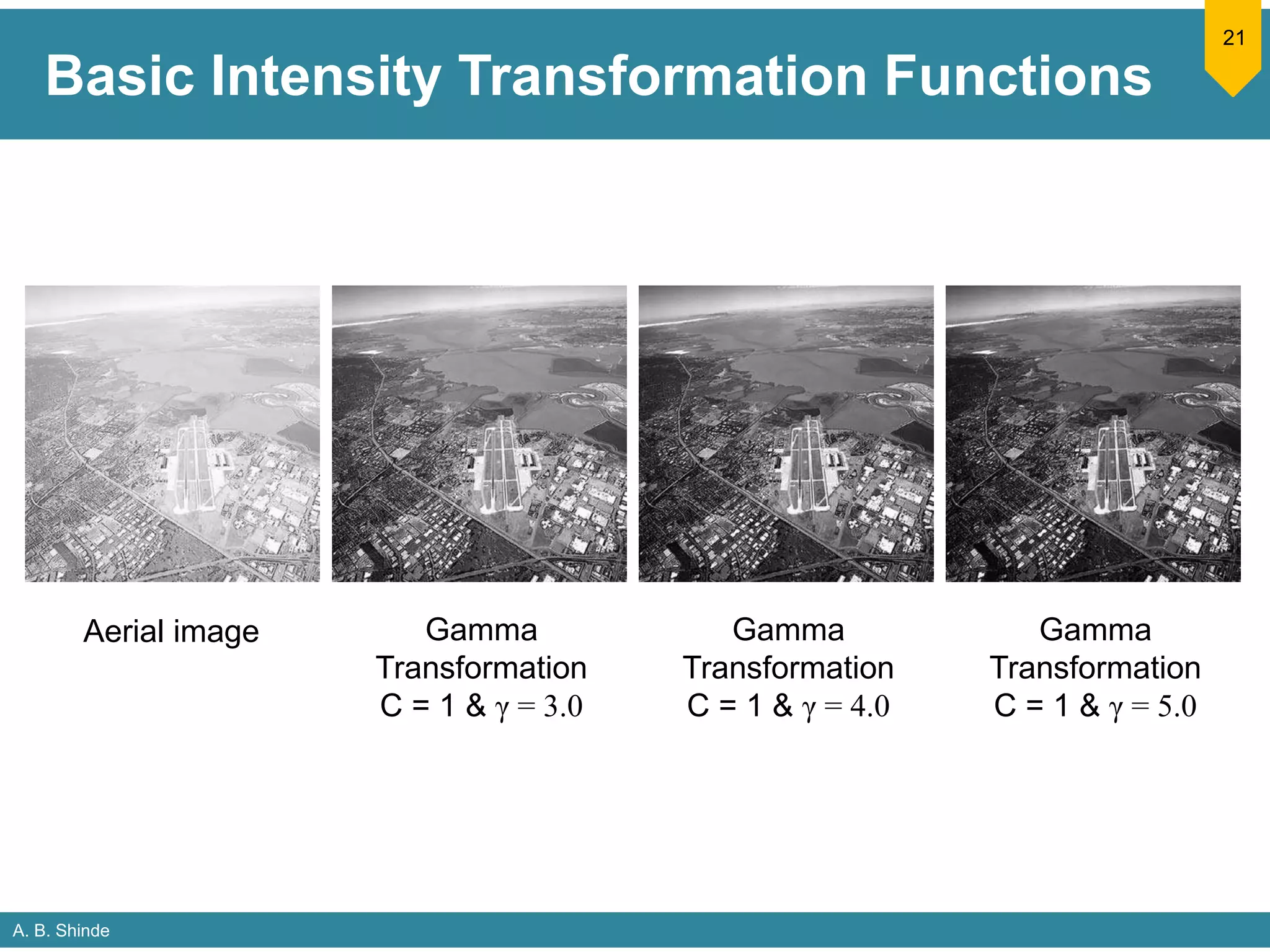 Image Enhancement in Spatial Domain | PPSX