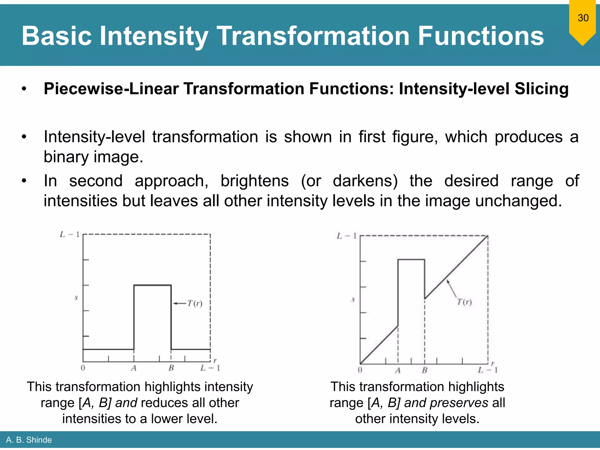 Image Enhancement in Spatial Domain | PPSX