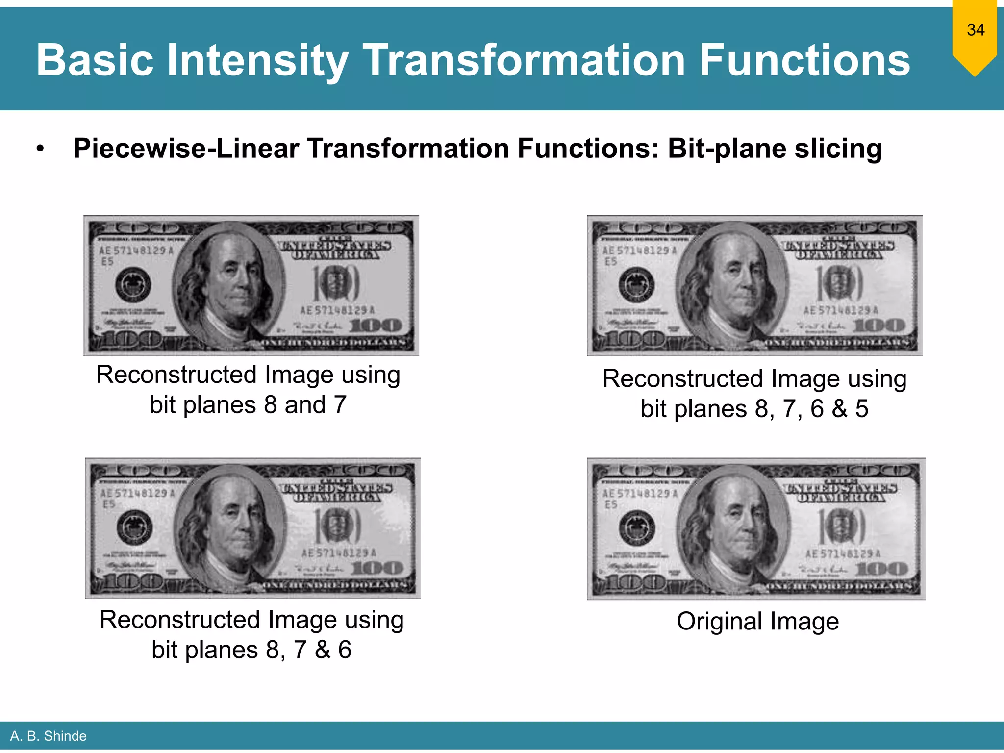 Image Enhancement in Spatial Domain | PPSX