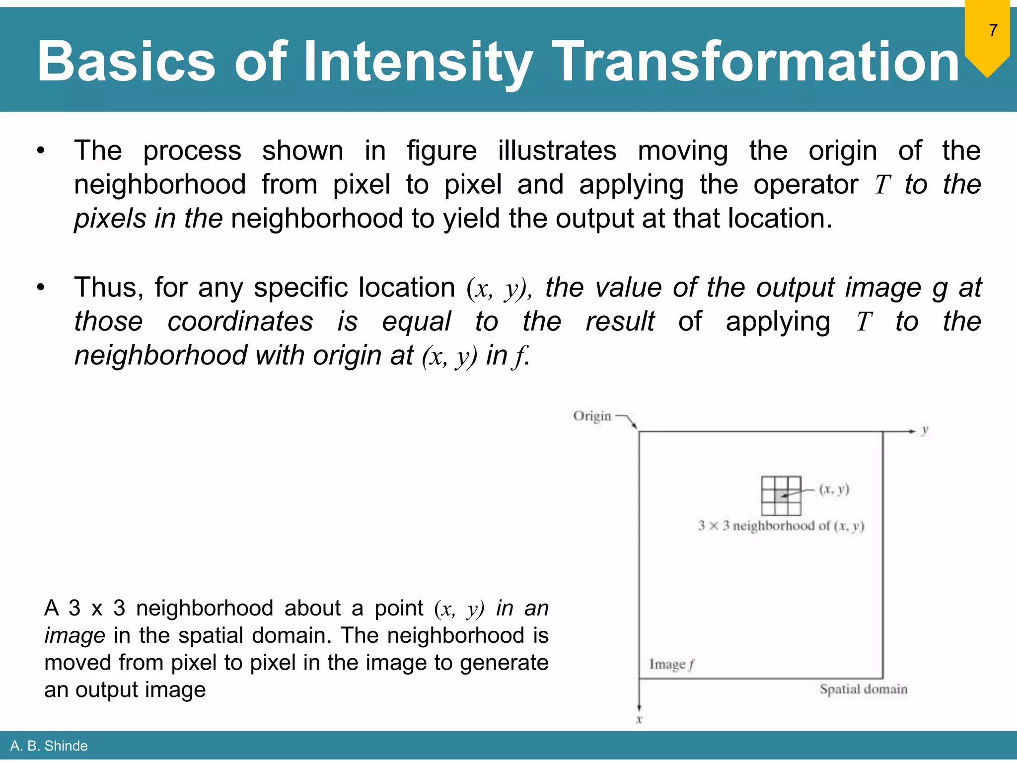 Image Enhancement in Spatial Domain | PPSX