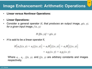 Image Enhancement in Spatial Domain | PPSX