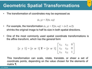 Image Enhancement in Spatial Domain | PPSX