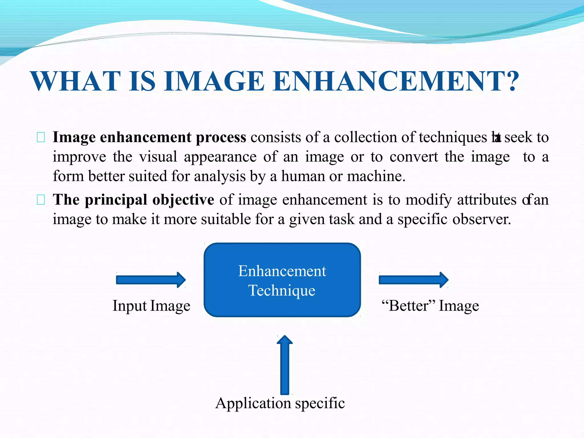 Image enhancement lecture | PPTX