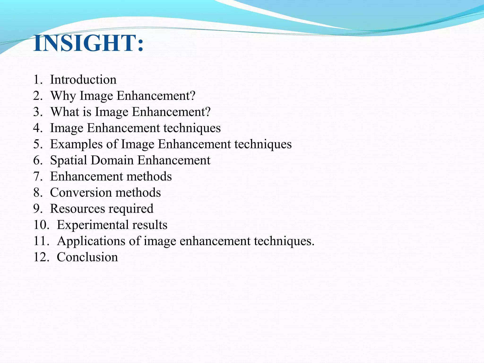 Image enhancement ppt nal2 | PPT