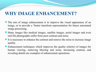Image enhancement ppt nal2 | PPT