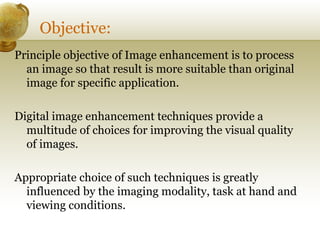 Image enhancement techniques | PPT
