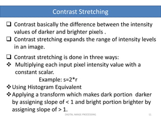 Image enhancement techniques | PPTX