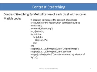 Image enhancement techniques | PPTX | Photo Editing Software | Computer Software and Applications