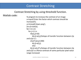 Image enhancement techniques | PPTX