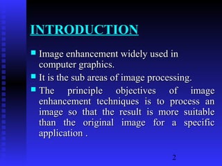 Image enhancement techniques | PPT