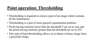 Image enhancement techniques | PPTX