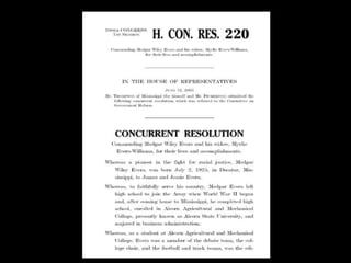 The Life & Death of Medgar Evers | PPT