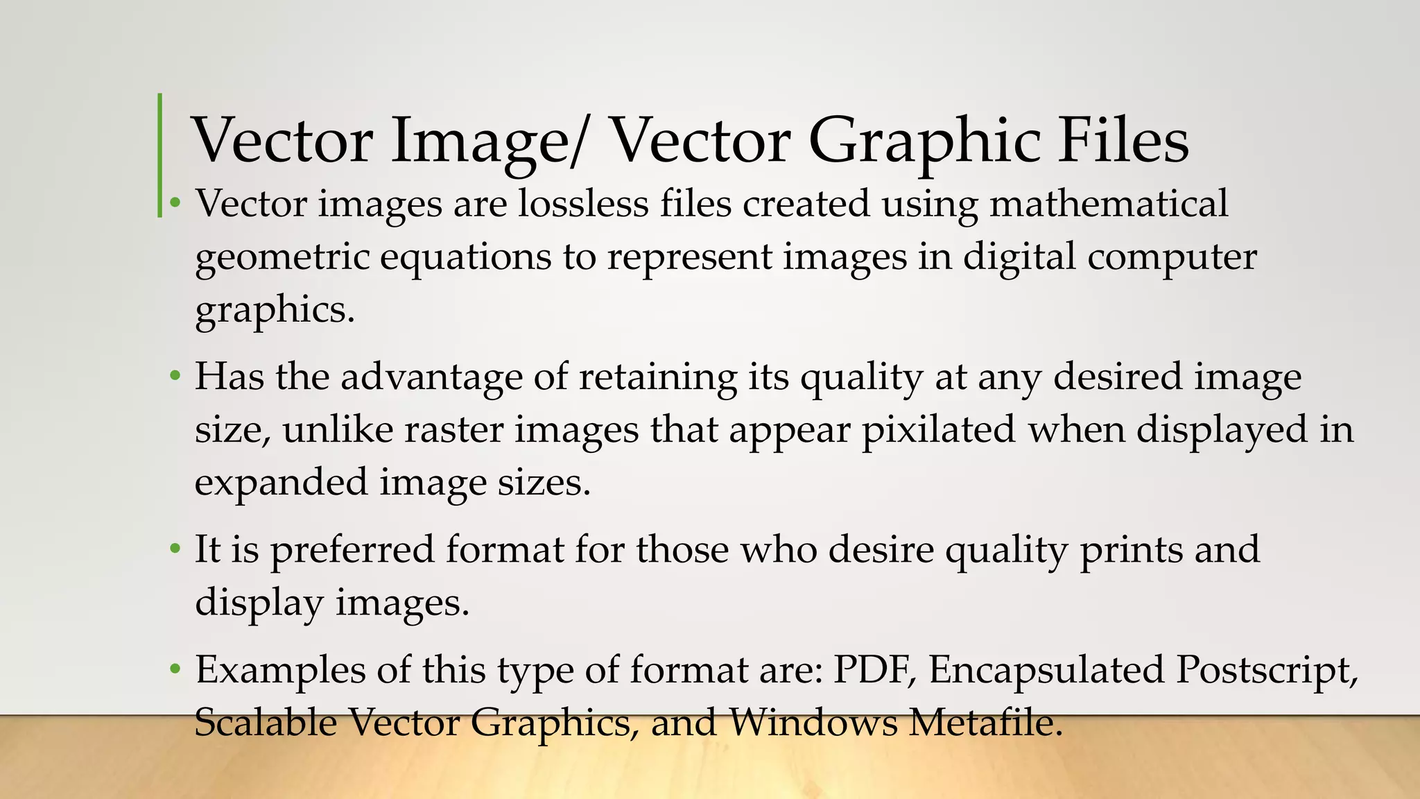 Image file formats | PPTX