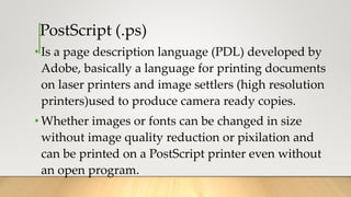 Image file formats | PPTX