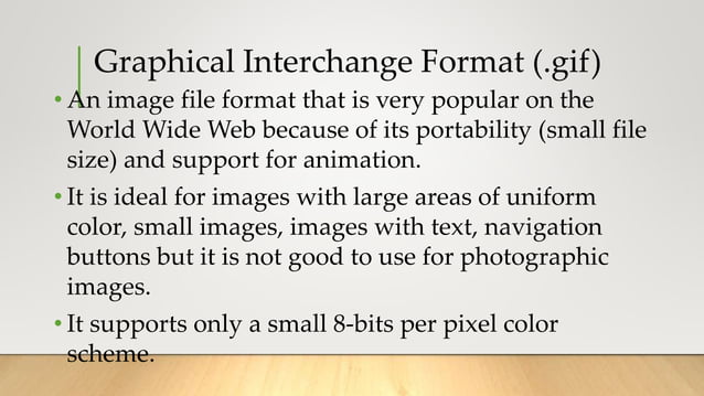Image file formats | PPTX | Desktop Publishing | Computer Software and ...