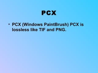 Image Files Formats | PPT