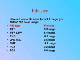 Image Files Formats | PPT